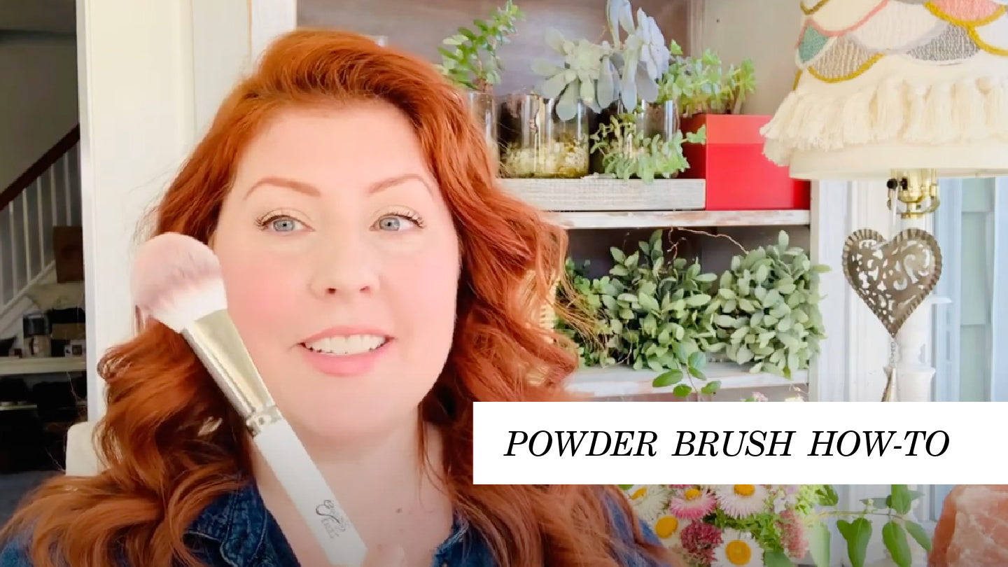 How To Apply Powder With A Brush | Natural Skin Care Blogs – erinsfaces