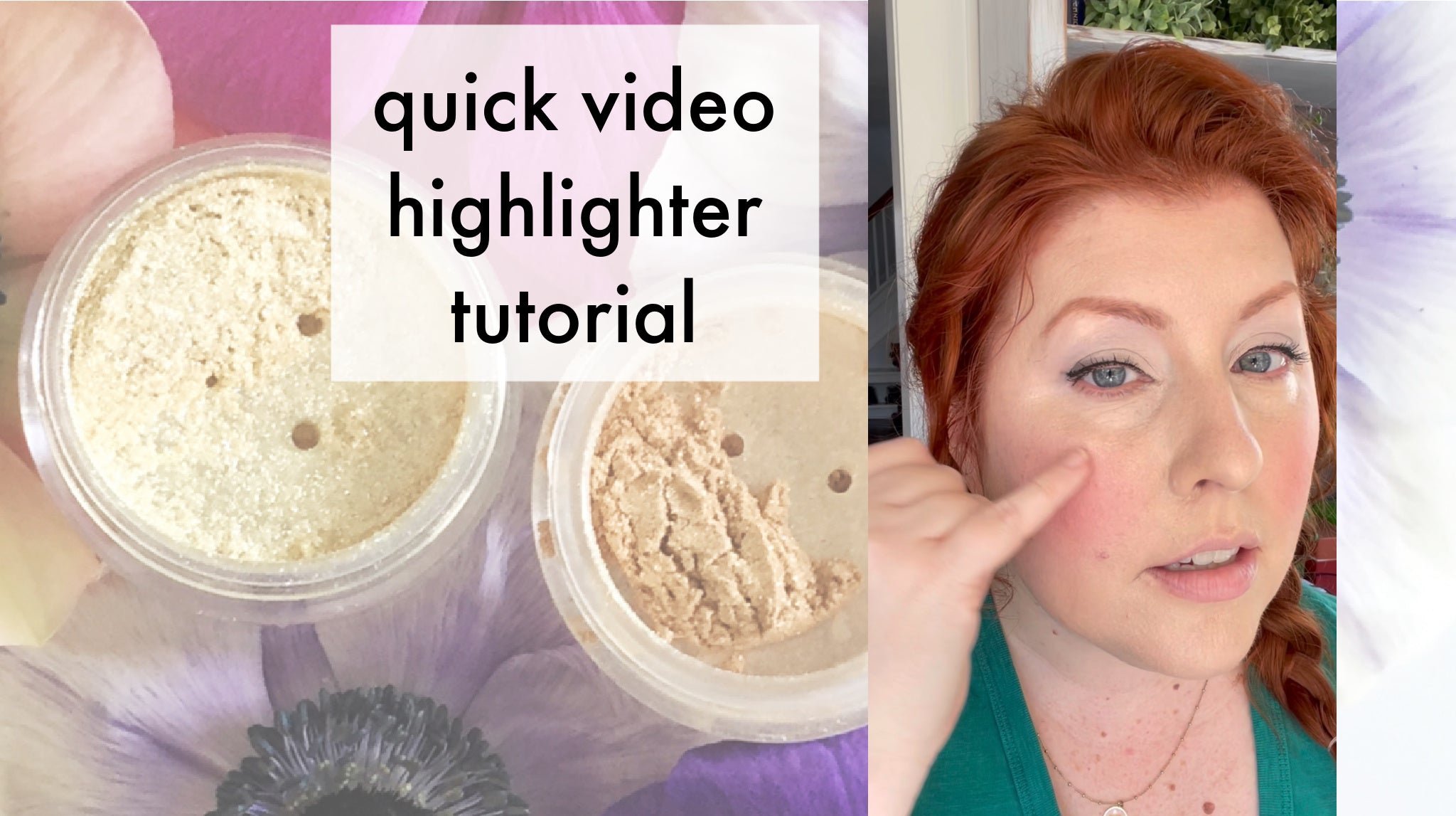 Quick Highlighter Video Tutorial | Vegan Makeup | Glowy Skin – erinsfaces